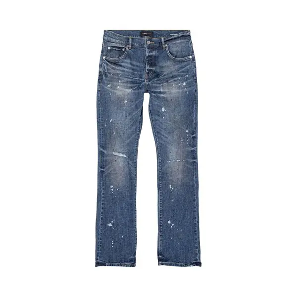 PURPLE BRAND Stretch Flare Denim 'mid Indigo - Blue