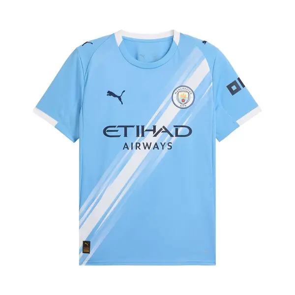 PUMA Manchester City 25/26 Home Replica 'team Light /white Measure - Blue