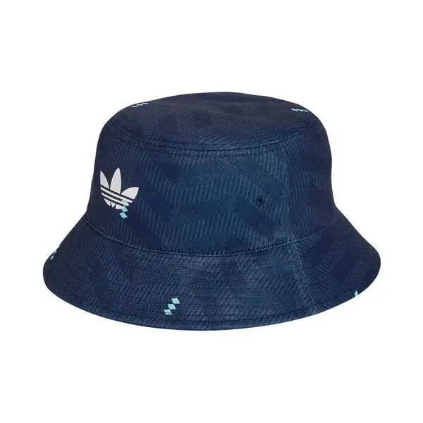 Adidas Germany 26 Bucket Hat 'collegiate Navy/flash Aqua/white - Blue
