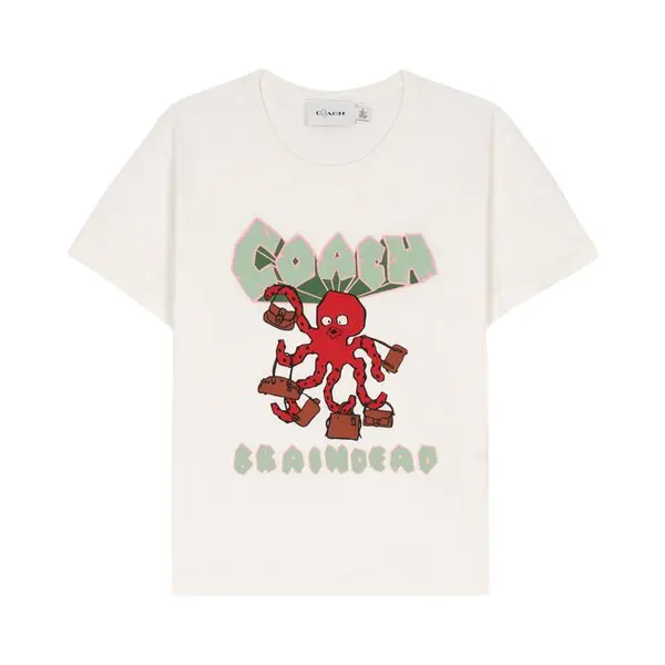 BRAIN DEAD X Coach Octopus Graphic 90s T-shirt