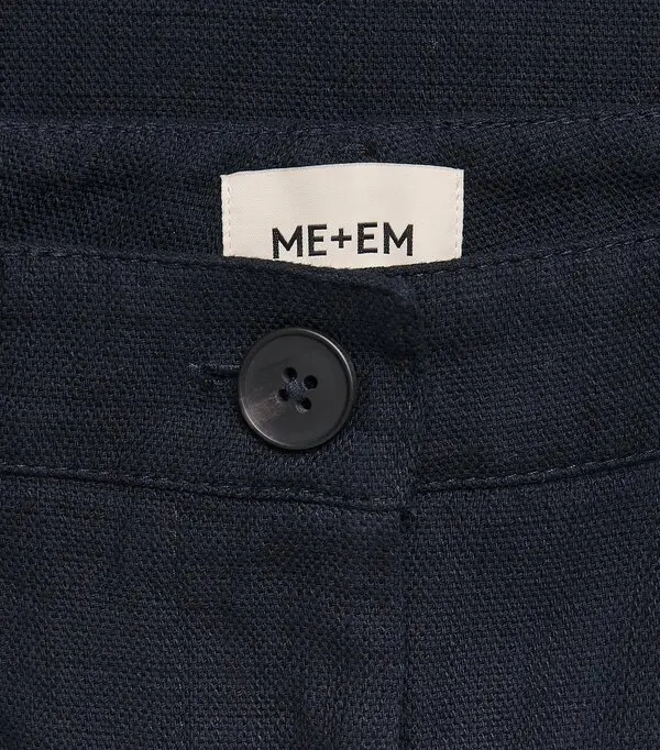 ME+EM Cotton Barrel-leg Trousers