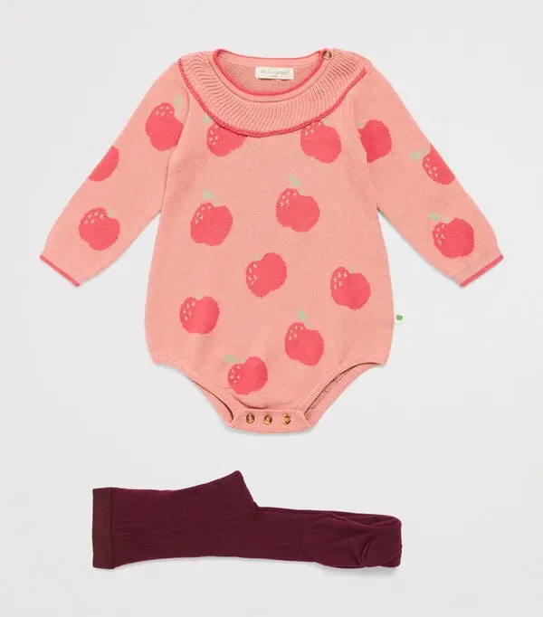 THE BONNIE MOB X Collégien Organic Cotton Bodysuit And Tights Set
