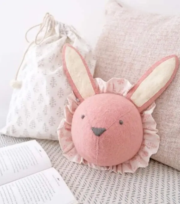 FIONA WALKER Mini Organic Wool Baby Rabbit Decoration