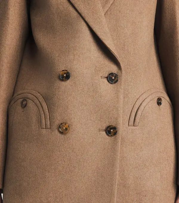 BLAZÉ MILANO Virgin Wool-cashmere Everyday Double-breasted Blazer