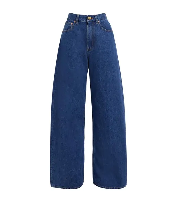 BLAZÉ MILANO Nariida Java Wide Jeans - Blue