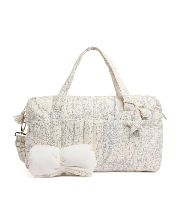 Bonpoint Quilted Floral Organic Cotton Changing Bag
