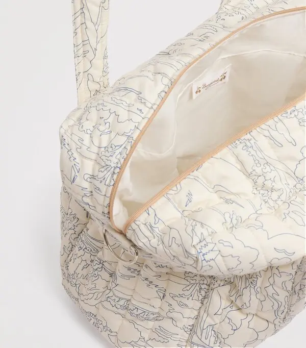 Bonpoint Quilted Floral Organic Cotton Changing Bag