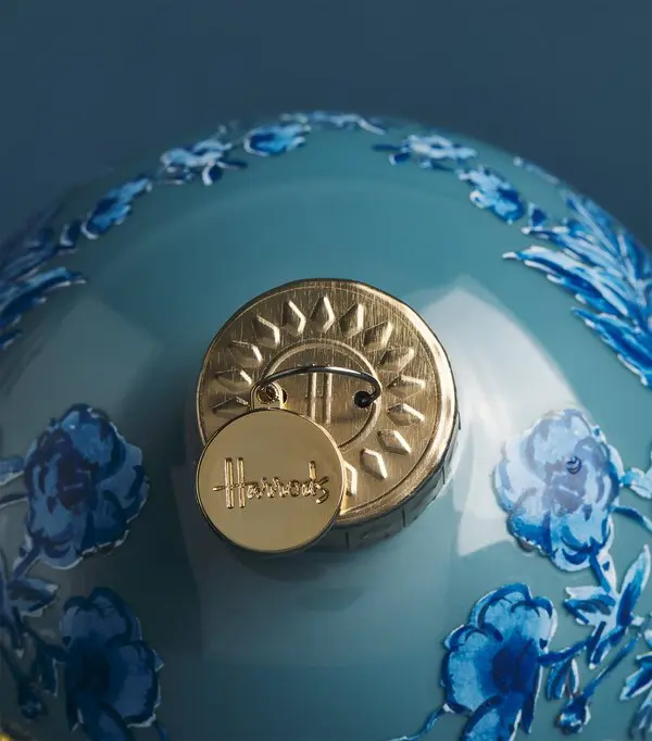 Harrods Toile Butterfly-embellished Bauble
