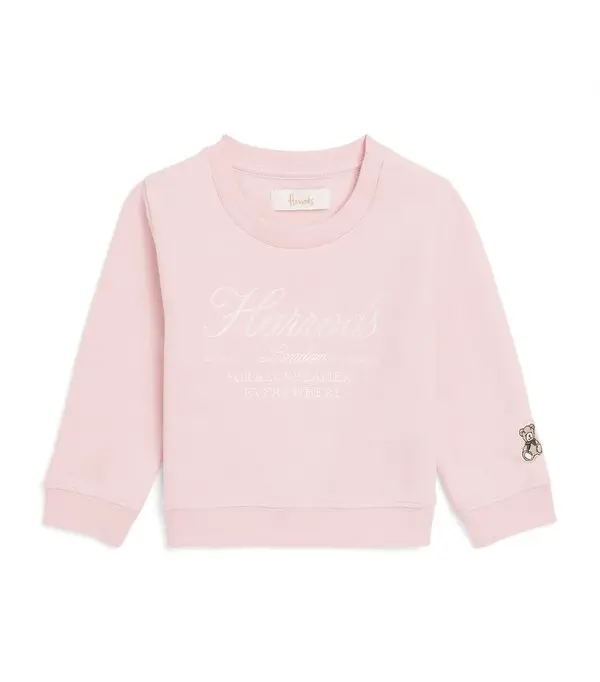 Harrods Cotton Logo Sweatshirt