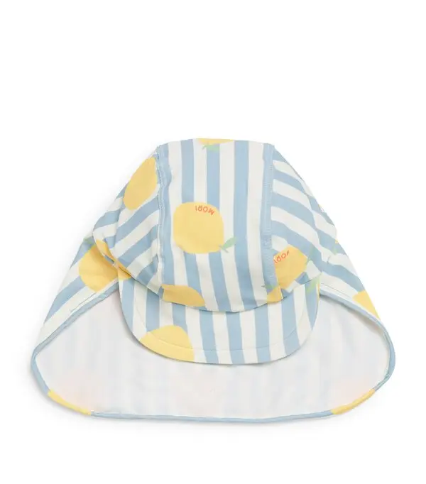 MORI Sunsafe Lemon Print Hat - Blue