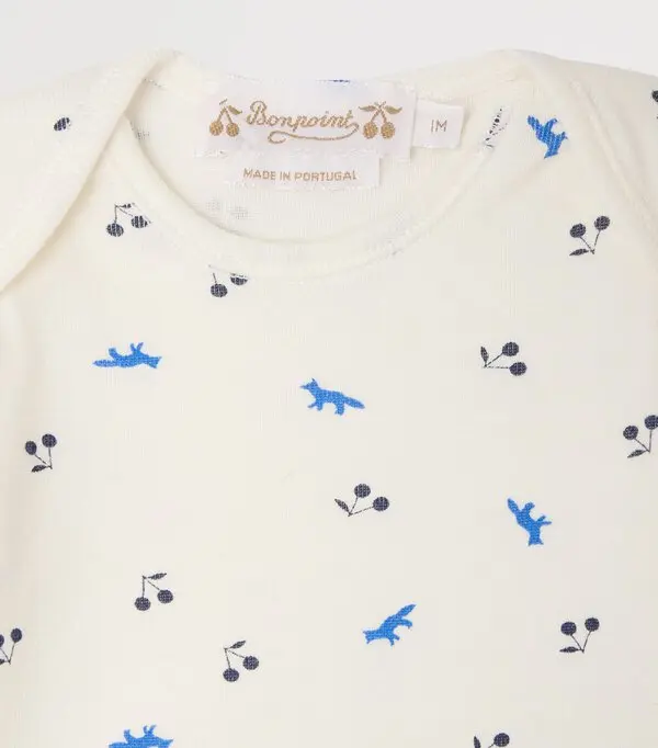 Bonpoint X Maison Kitsuné Cotton T-shirt And Leggings Set