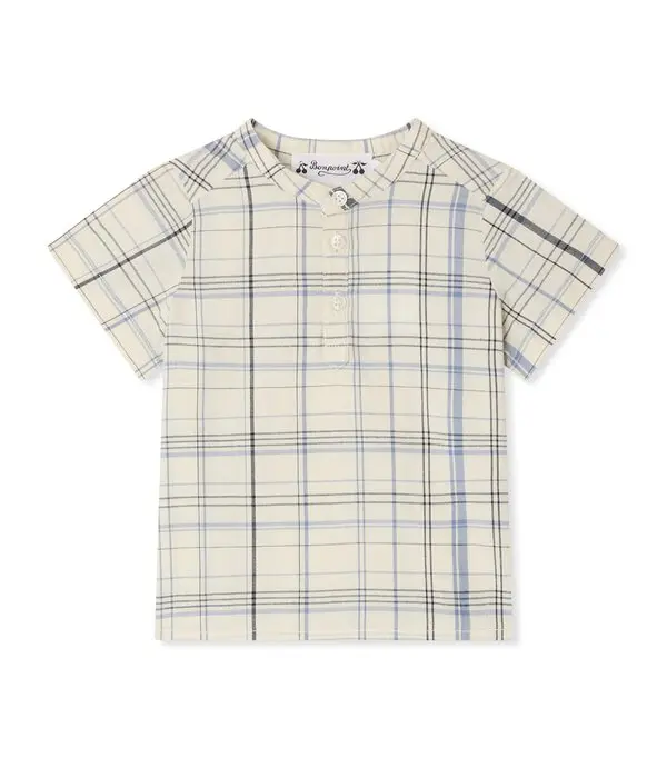 Bonpoint Cotton Check Shirt