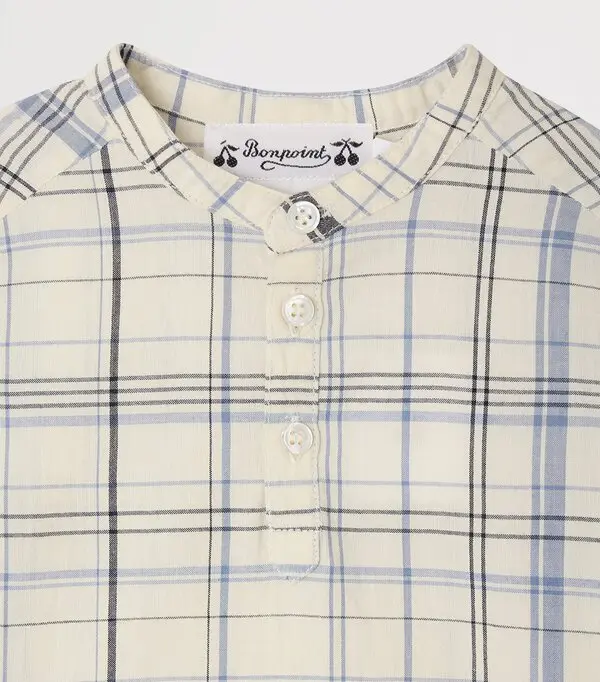 Bonpoint Cotton Check Shirt