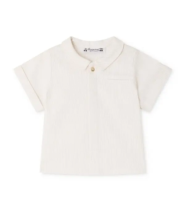 Bonpoint Cotton Stripe Shirt
