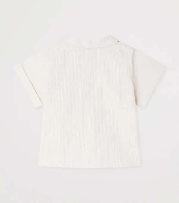 Bonpoint Cotton Stripe Shirt