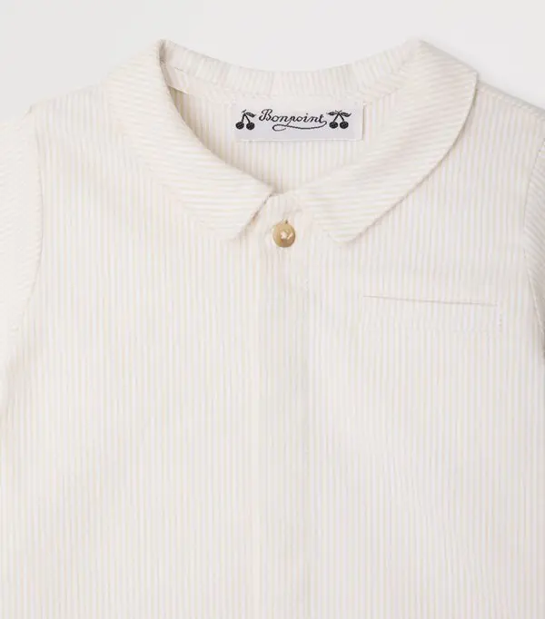 Bonpoint Cotton Stripe Shirt