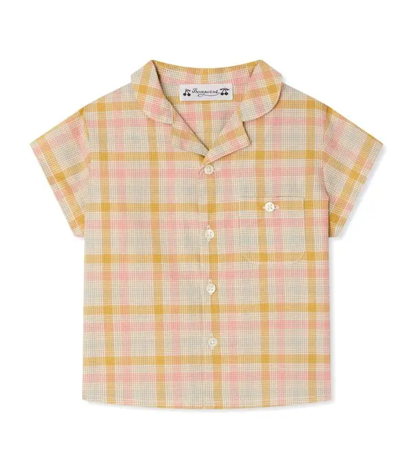 Bonpoint Cotton Check Shirt