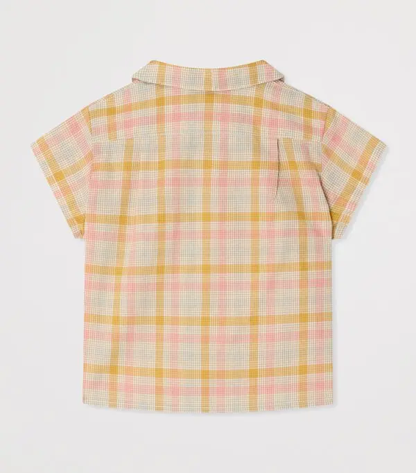 Bonpoint Cotton Check Shirt