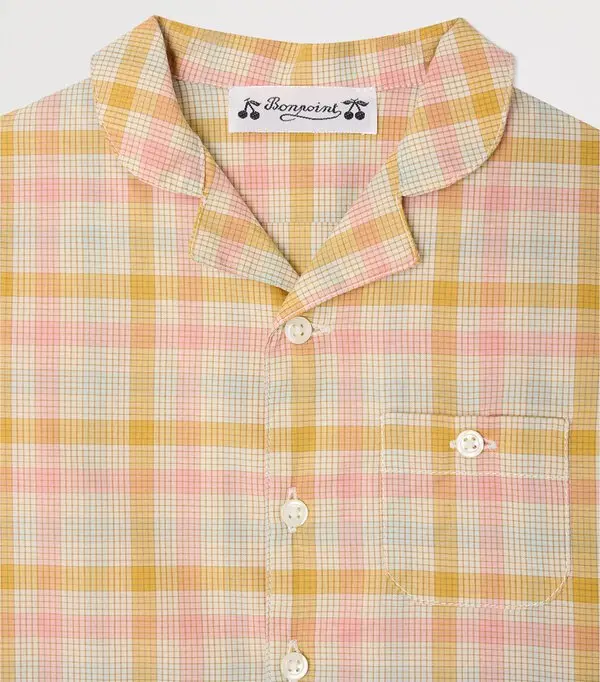 Bonpoint Cotton Check Shirt
