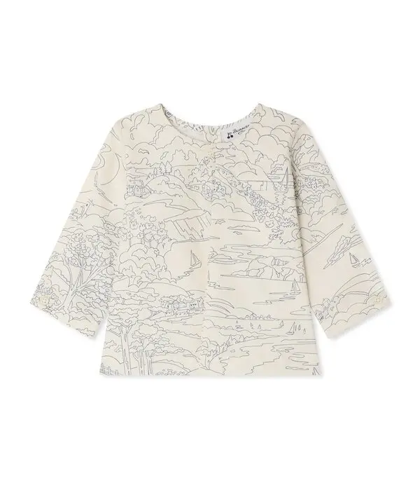 Bonpoint Cotton Printed Top