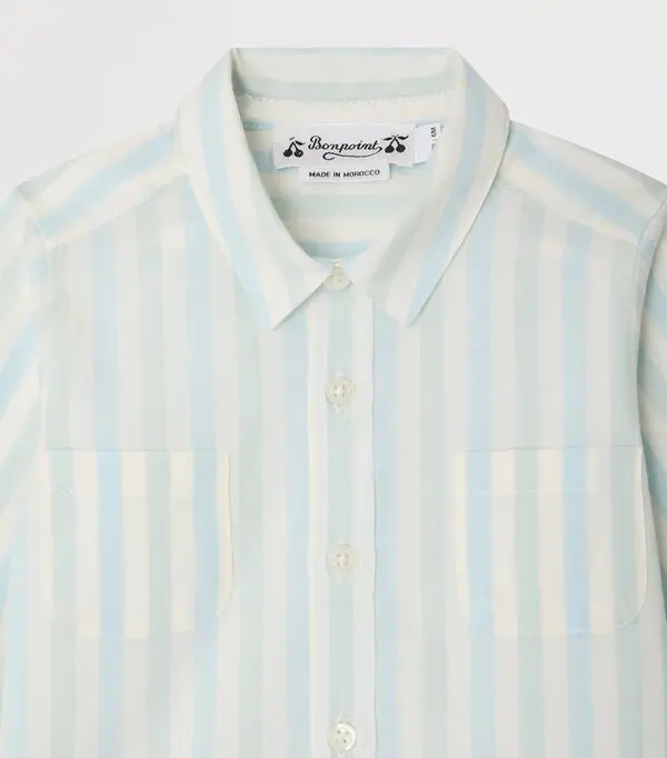 Bonpoint Cotton Stripe Lawson Shirt