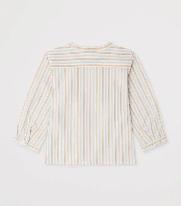 Bonpoint Cotton Stripe Shirt