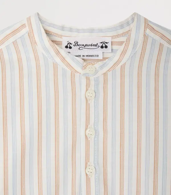 Bonpoint Cotton Stripe Shirt