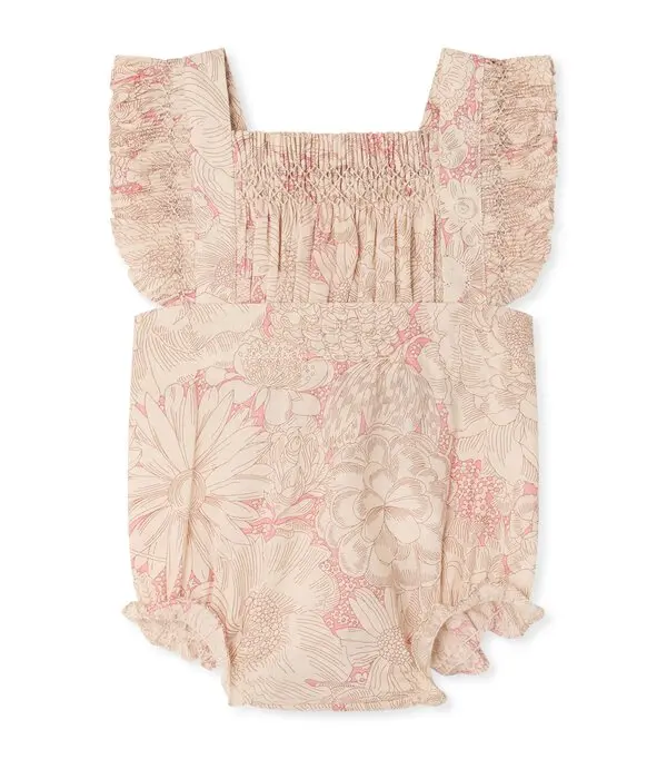 Bonpoint Cotton Floral Bodysuit