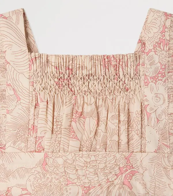 Bonpoint Cotton Floral Bodysuit