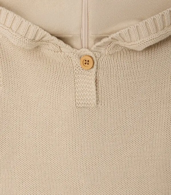 Bonpoint Cotton Longline Hoodie