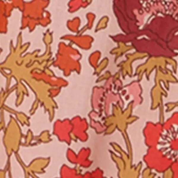 Bonpoint Cotton Floral Print Jumpsuit