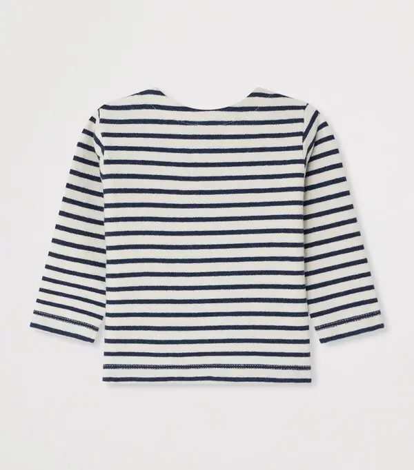 Bonpoint Organic Cotton Stripe Tourbillon Top