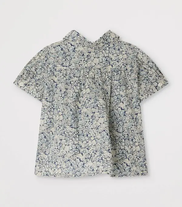 Bonpoint Floral Short-sleeve Blouse
