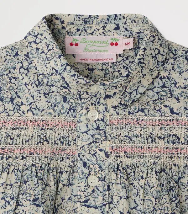 Bonpoint Floral Short-sleeve Blouse