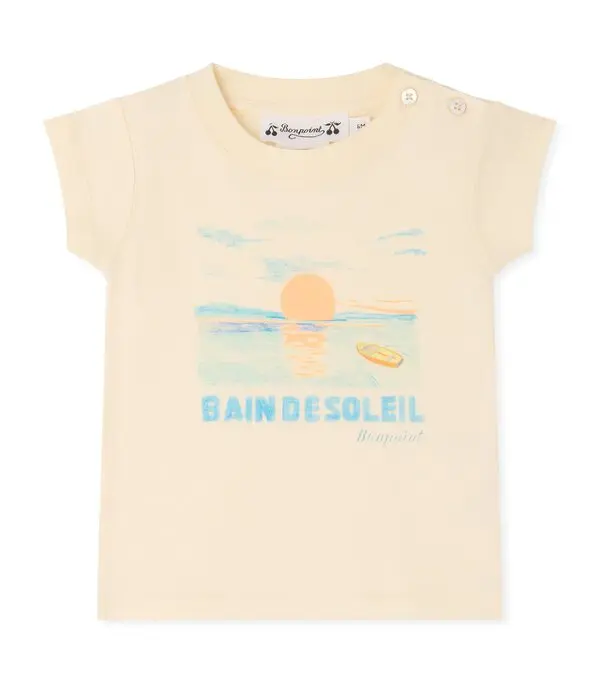 Bonpoint Cotton Printed T-shirt