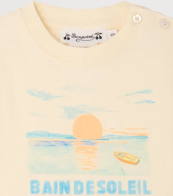 Bonpoint Cotton Printed T-shirt