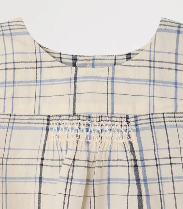 Bonpoint Cotton Check Blouse