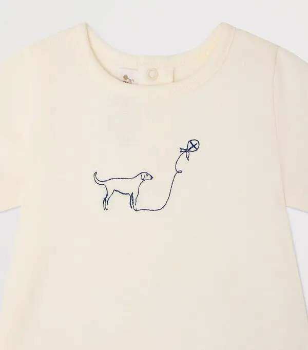 Bonpoint Cotton Printed Top And Shorts Set