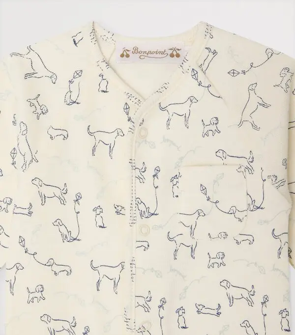 Bonpoint Cotton Printed Playsuit