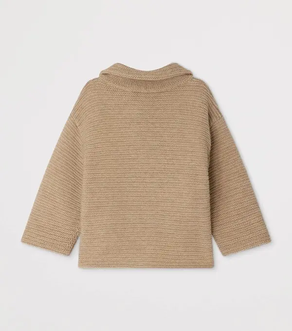 Bonpoint Wool-cotton Reversible Jacket