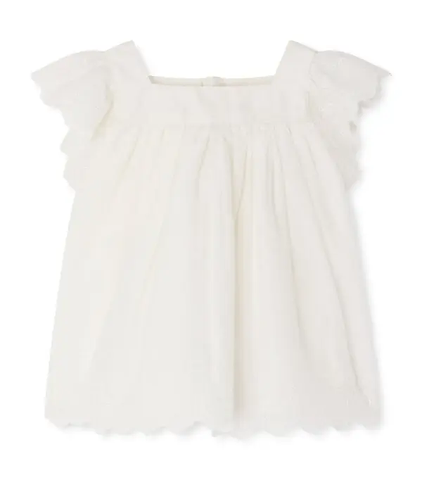 Bonpoint Cotton Embroidered Top