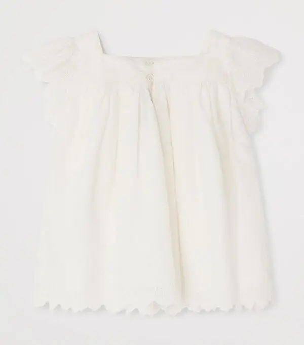 Bonpoint Cotton Embroidered Top