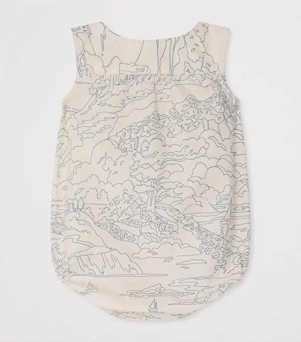 Bonpoint Cotton Printed Bodysuit