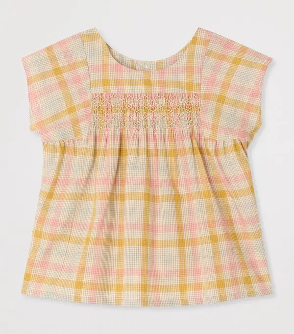 Bonpoint Cotton Check Top