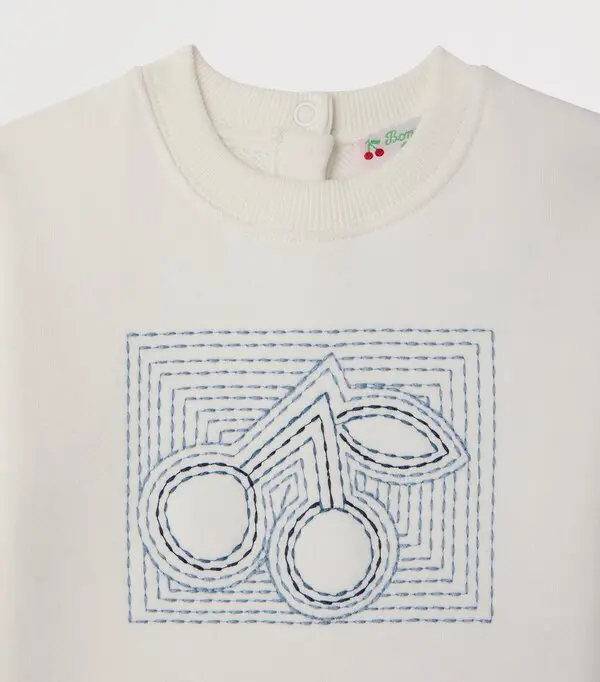 Bonpoint Embroidered Cherry T-shirt