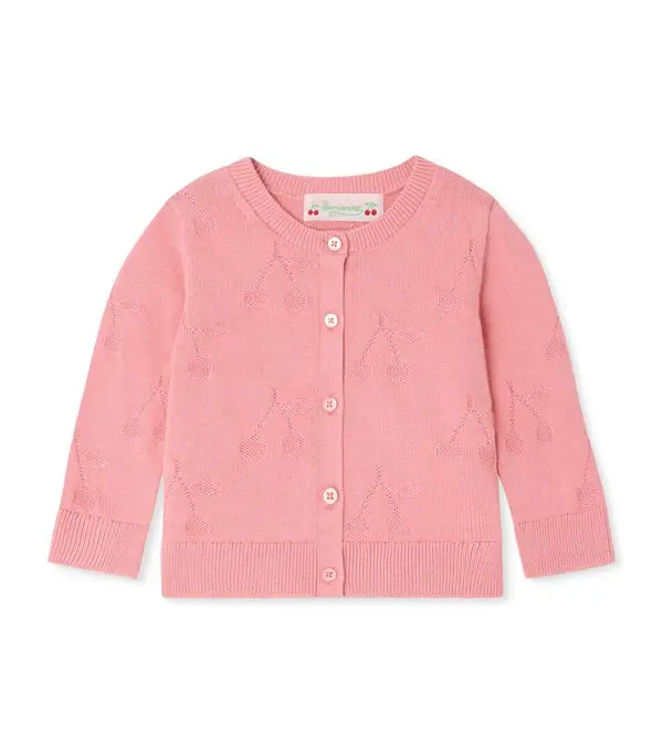 Bonpoint Cotton Intarsia Teyana Cardigan