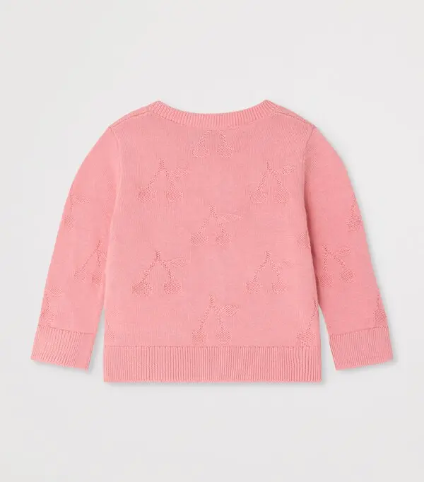 Bonpoint Cotton Intarsia Teyana Cardigan