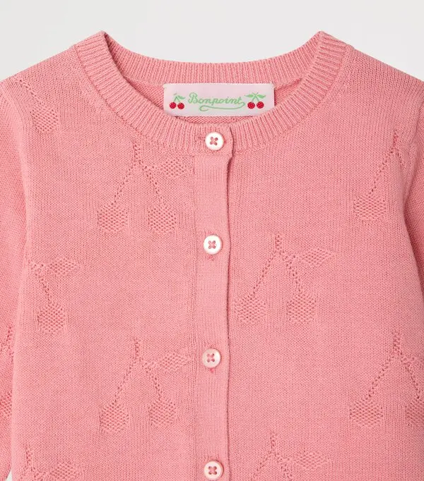 Bonpoint Cotton Intarsia Teyana Cardigan