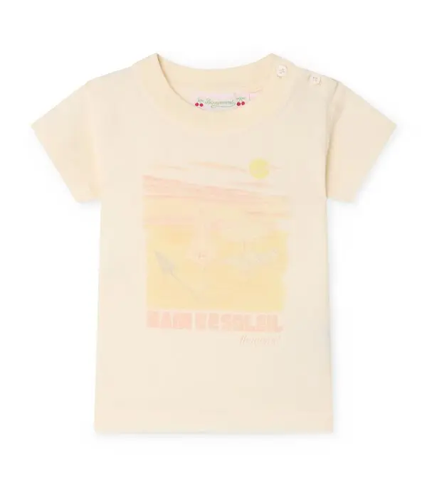 Bonpoint Cotton Printed T-shirt