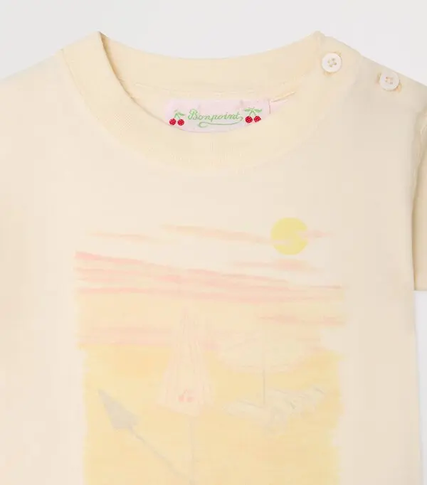 Bonpoint Cotton Printed T-shirt